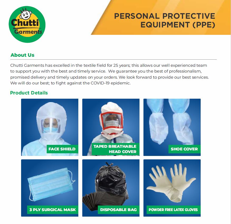 Personal Protective Equipment Kit